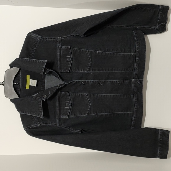 Sigrid Olsen | Jackets & Coats | Sigrid Olsen Black Jean Jacket Medium ...